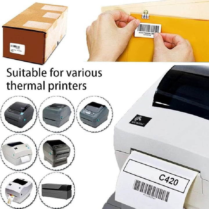Barcode Labels Stickers 3.8X 2.5 CM ( 1300 ) – El Dabbah