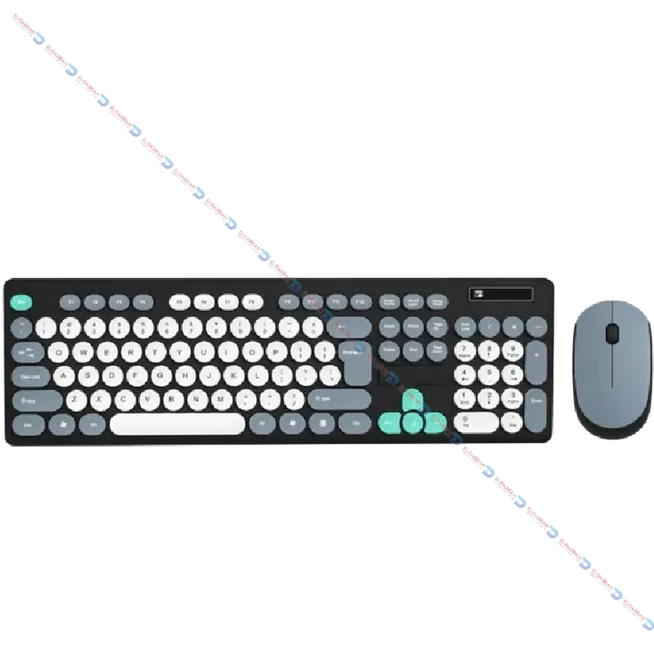 Gamma K-530 Wireless Keyboard + Mouse Combo English & Arabic – El Dabbah